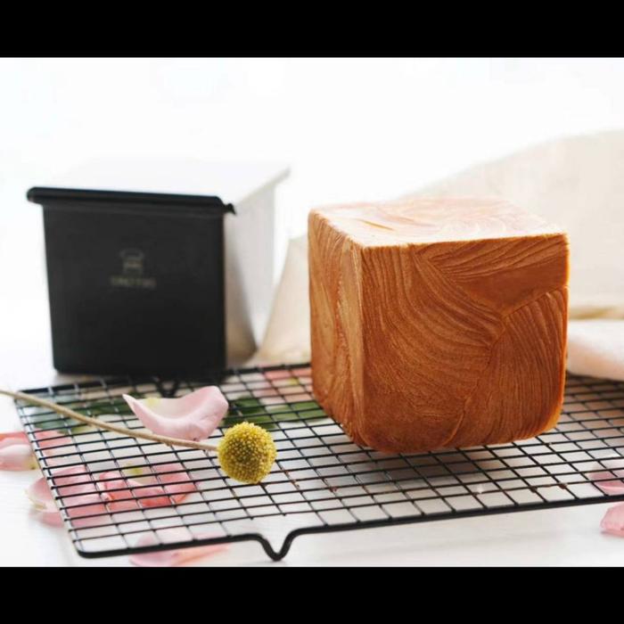 Jual Sanneng Sn2190 - Black Square Toast Box / Roti Tawar Kotak 250gr Lucu Di Seller Hachi ...