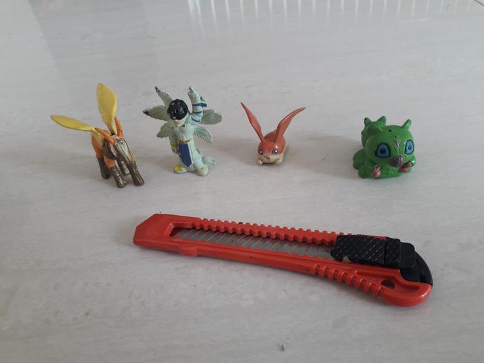 Jual action figure digimon patamon line satuan angemon pegasmon wormmon ...