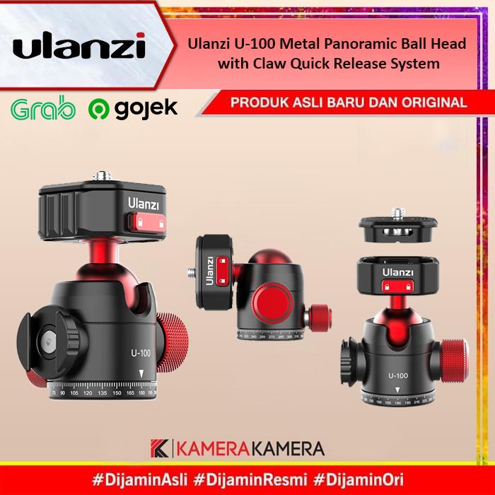 Promo Ulanzi U-100 Metal Panoramic Ball Head with Claw Quick Release ...