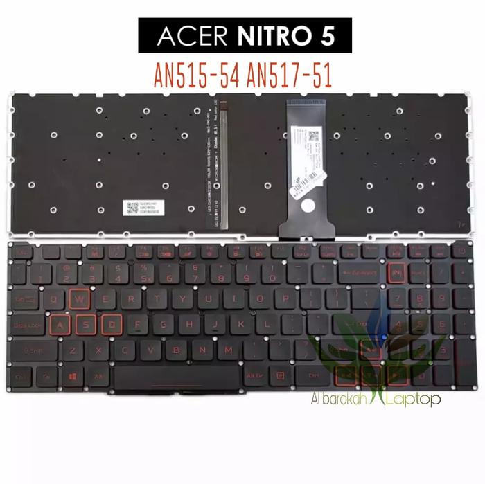 Jual Keyboard Acer Nitro 5 An515-55 76Sk An515-55 77MG An515-55 77KW ...