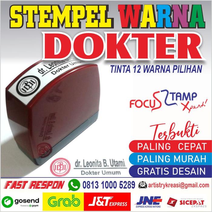 Jual STEMPEL NAMA DOKTER/ BIDAN, PNS JABATAN/NIP + LOGO - Kota Depok ...