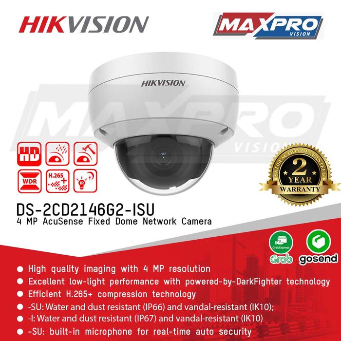 Jual DS-2CD2146G2-ISU - HIKVISION IP CAMERA 4 MP ACUSENSE - Jakarta Barat - Maxpro Vision ...