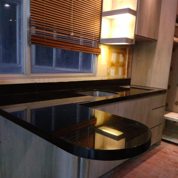 Jual Top table black gold kitchen set - Jakarta Barat - Sinar Marmer ...