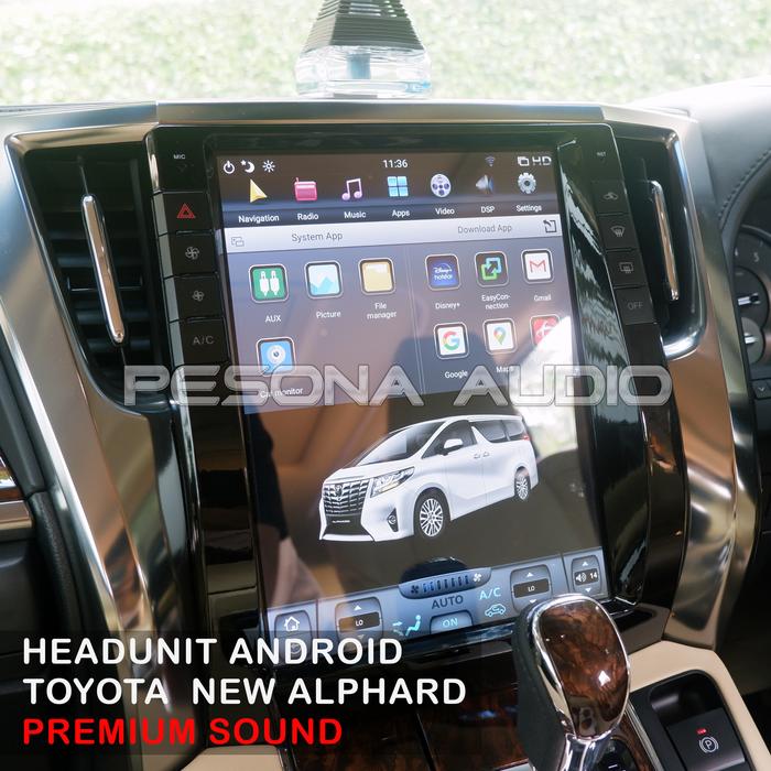 Jual Headunit Android Toyota New Alphard ANH30 - Premium Sound ...