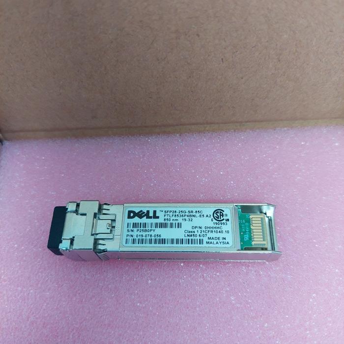 Jual SFP Dell EMC PowerEdge 25GbE SFP28 SR 85C FTLF8536P4BNL-E5 0HHHHC ...