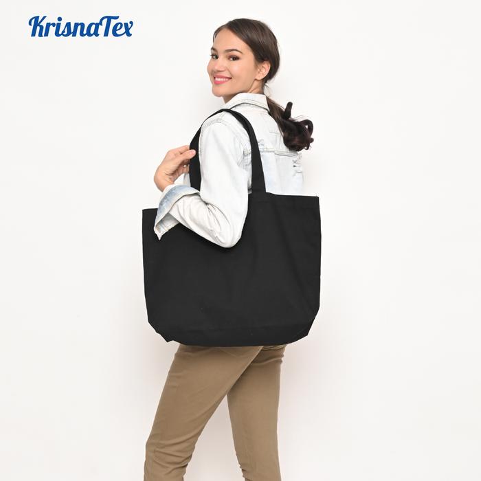 Jual Krisnatex Tote Bag Alas Kanvas Premium Polos - Tas Belanja Totebag ...