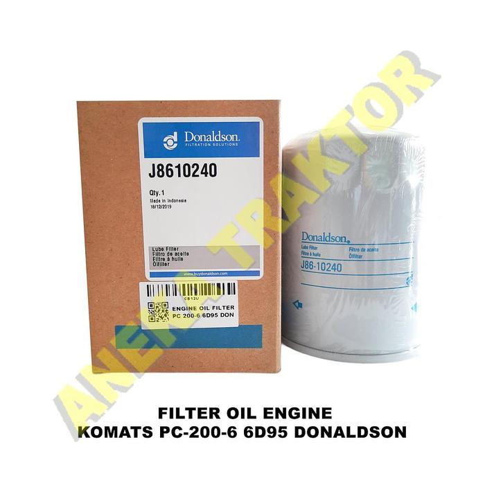 Jual FILTER OLI KOMATSU PC-200-6 6D95 DONA J86-10240 - Kota Denpasar ...