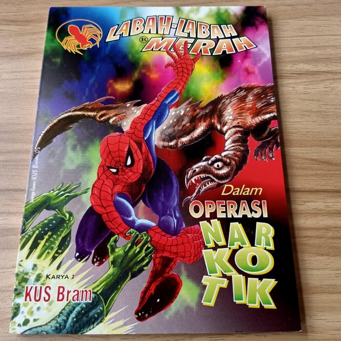 Jual Komik Labah Labah Merah Operasi Narkotik, karya Kus Br - Kota ...