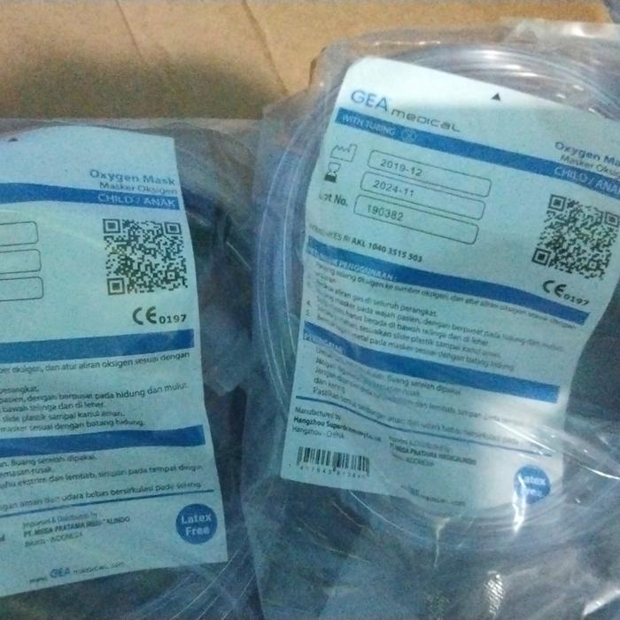 Jual masker o2 oksigen anak - Jakarta Utara - citamedika | Tokopedia