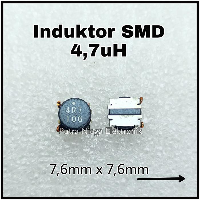 Jual Induktor SMD 4,7uH Inductor Power 4.7uH 7,6mm x 7,6mm marking ...