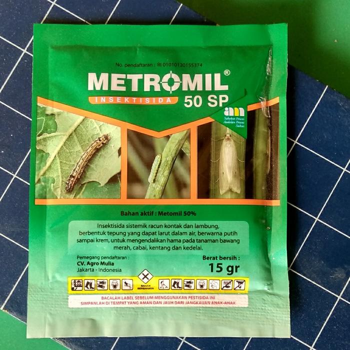 Jual INSEKTISIDA METROMIL 50 sp 15gr bahan aktif : Metomil 50% - Kab ...