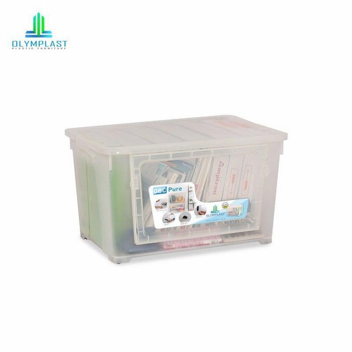 Jual OLYMPLAST BOX CONTAINER OBC PURE TRANSPARAN KOTAK PENYIMPANAN ...