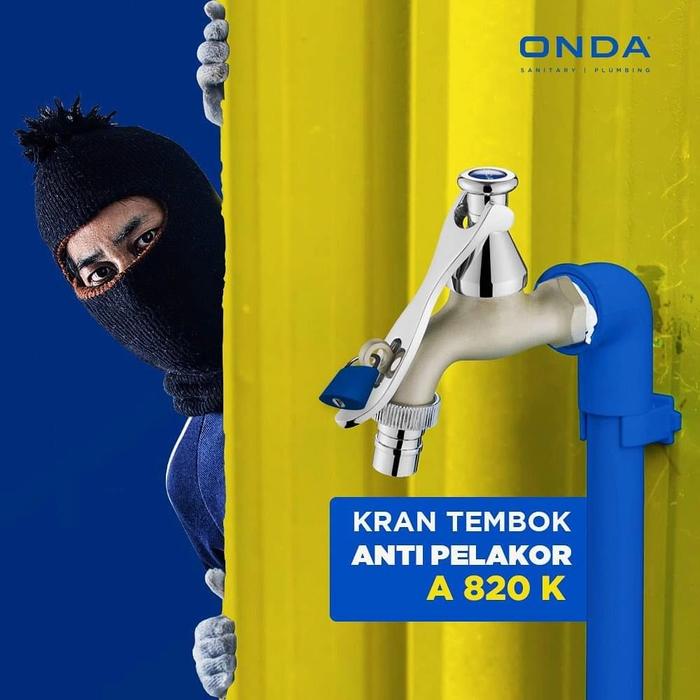 Jual Kran Gembok / Keran Mesin Cuci Taman Tembok A 820 K / A820K 1/2 ...