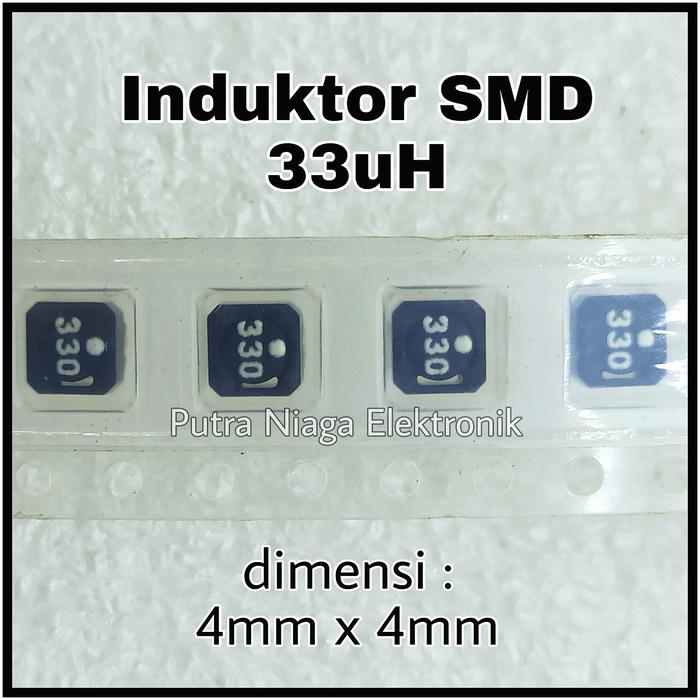 Jual Induktor SMD 33uH Inductor Power 0,033mH 4mm x 4mm marking : 330 ...