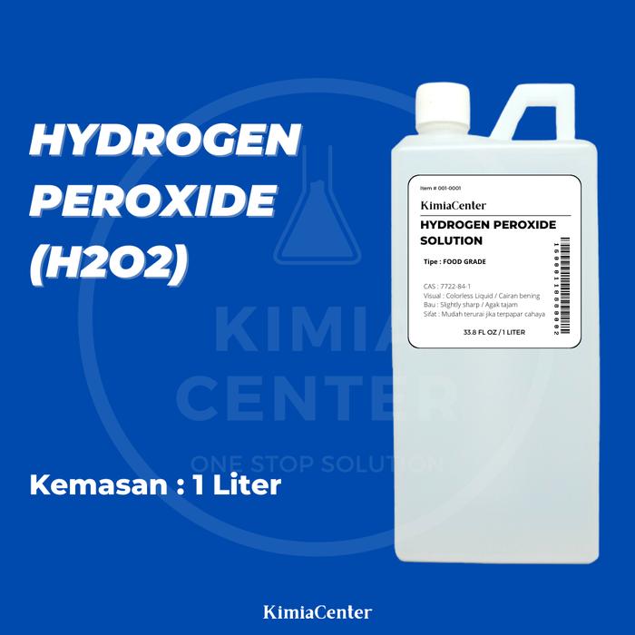 Jual H2O2 Food Grade 1 L / Hydrogen Peroxide FG 1 Liter - 6% - Jakarta ...
