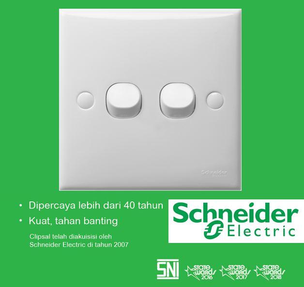 Jual Saklar 1G 2G 3G 4G 5G - 2W (2 Way) Schneider S-Classic Clipsal ...