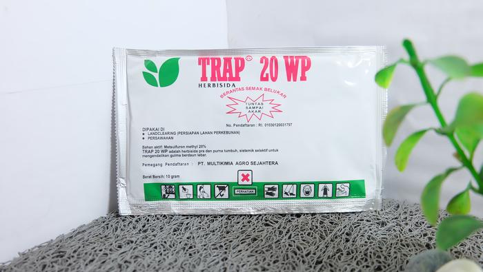 Jual Herbisida Trap 20WP 10 gram Racun Rumput Daun Lebar - Kab ...