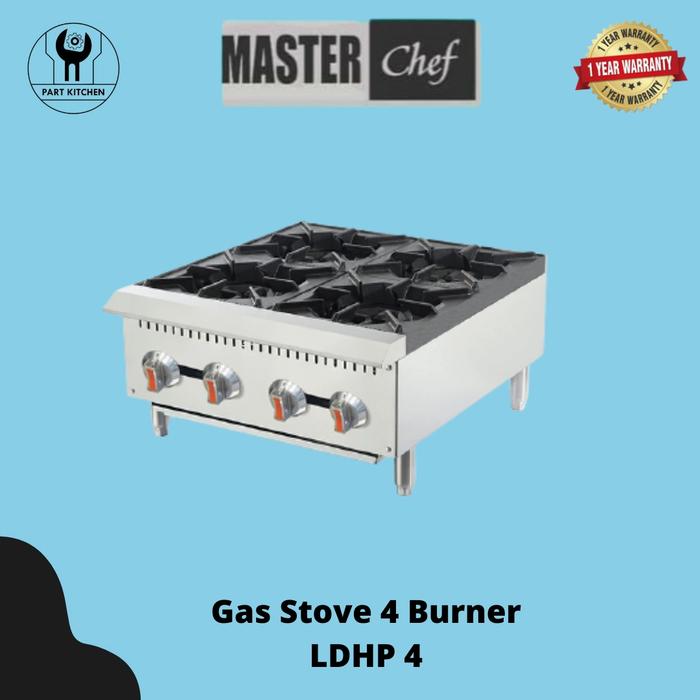 Jual Cooking Line Masterchef Gas Stove 4 Burner LDHP 4/ Kompor Gas 4 ...