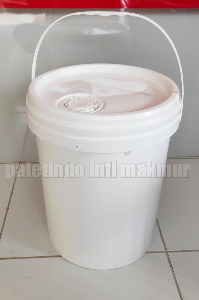 Jual Ember Pail 20 Liter Tutup Pull Up Kirim Gojek/ Grab - Kuning Tua ...