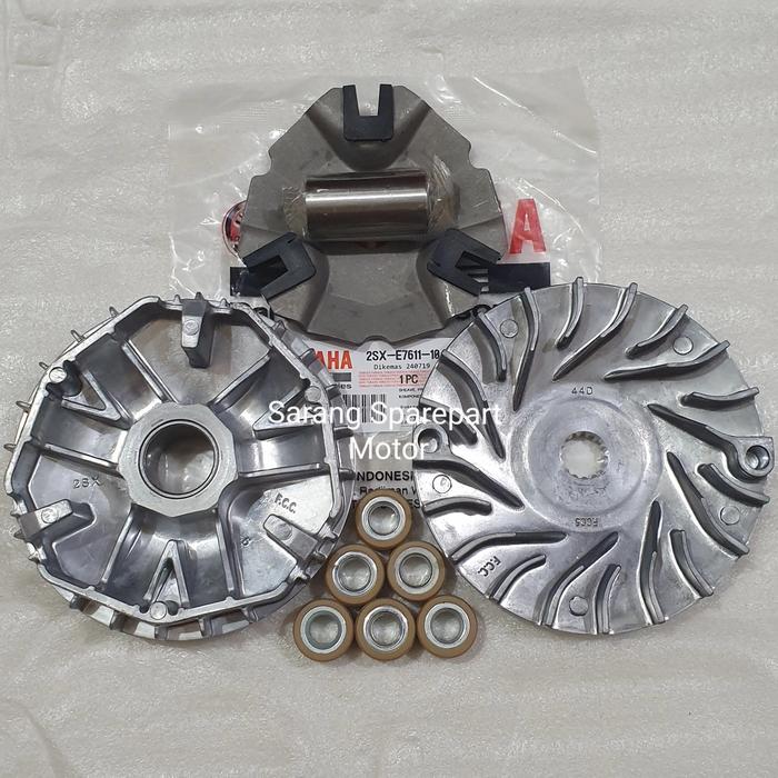 Jual Rumah Roller Assy Set + Kipas Rumah Roller Mio M3 Soul GT 125 2SX ...