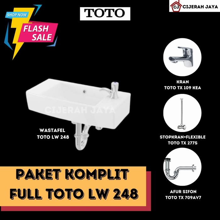 Jual PAKET WASTAFEL TOTO LW 248 JT1 + ALAT FULL TOTO / WASHTAFEL TOTO LW248 - Kota Bandung - TB ...
