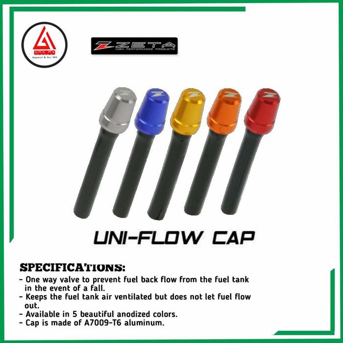 Jual UNI FLOW CAP ZETA, SELANG TANGKI ZETA, SELANG HAWA ZETA ORIGINAL - Kab. Bandung - GMSMX ...