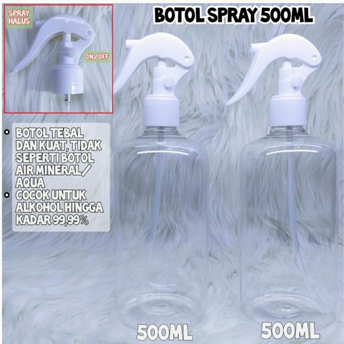 Jual BOTOL SPRAY 500ML / BOTOL ALKOHOL 500ML/ BOTOL TERBAIK UNTUK ...