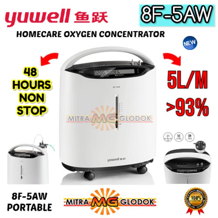Jual YUWELL 8F-5AW Oxygen Concentrator Portable 5LPM Medical Standart PO - Jakarta Selatan ...