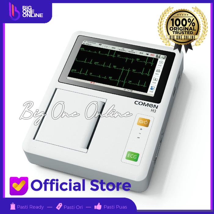 Promo EKG Comen H3 3Channel Electrocardiograph Alat Medis ...
