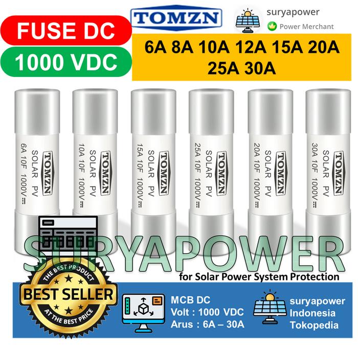 Jual FUSE DC 1000V - 6A 8A 10A 12A 15A 20A 25A 30A - SOLAR PV ...