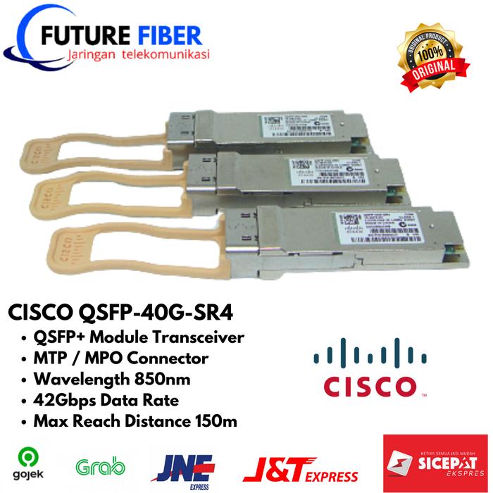 Jual CISCO QSFP-40G-SR4-S QSFP Module Transceiver 40GBase Module ...