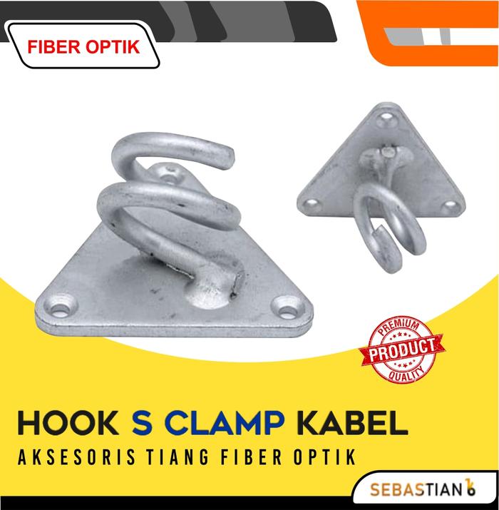 Jual Hook S-Clamp Pengait Kabel Fiber Optik Drop Wire - Kota Surabaya ...