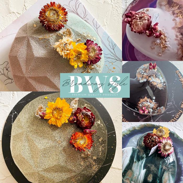 Jual Dried Flowers Cake Decoration Bunga Kering Topper Kue Hiasan ...