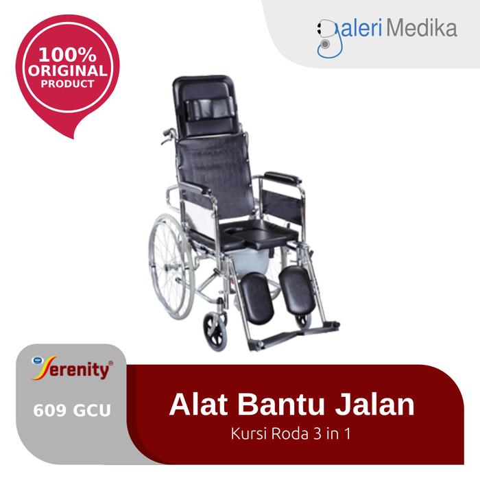Promo Kursi Roda 3in1 / 3 in 1 GEA FS 609 GC - SERENITY 3in1 - Kab ...