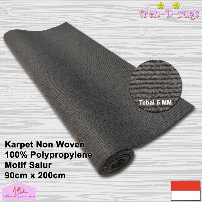 Promo Karpet non woven lantai brudu polos alas kasur duduk pameran ...