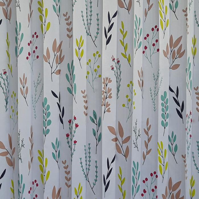 Jual Gorden Plisket Satin Bridal Motip Bunga Dan Daun Free Kawat S ...