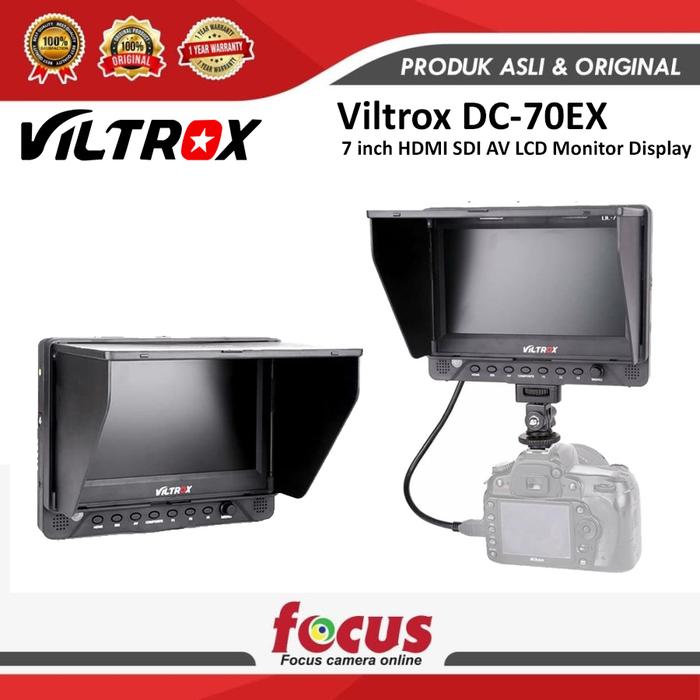 Jual Viltrox DC-70EX / DC-70 EX 7 inch HDMI SDI AV LCD Monitor Display ...
