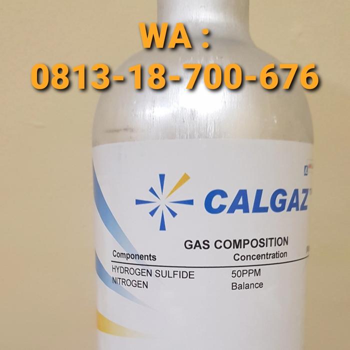 Jual Span Gas Kalibrasi ( Single Gas ) CALGAZ 34 L Hydrogen Sulfide 50 ...