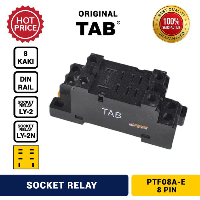 Promo Socket Relay 8 Pin TAB PTF08A-E (Baut Tertutup) - Jakarta Pusat ...