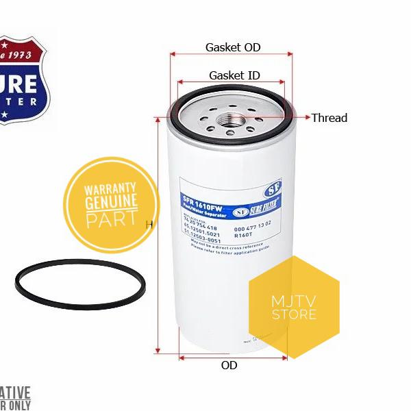 Jual Fuel Filter 05825010 Bomag BW-Series - Jakarta Pusat - MJTV Engine ...