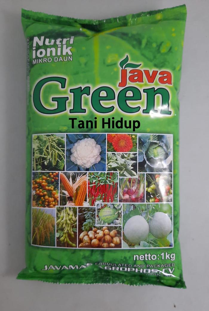 Jual Pupuk Mikro Daun Java Green kemasan 1 kg - CV Javamas Agrophos ...