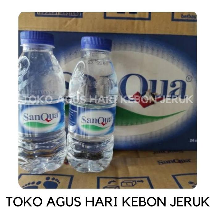 Jual SANQUA BOTOL 220 ml, sanqua botol 1 dus, air mineral kemasan ...