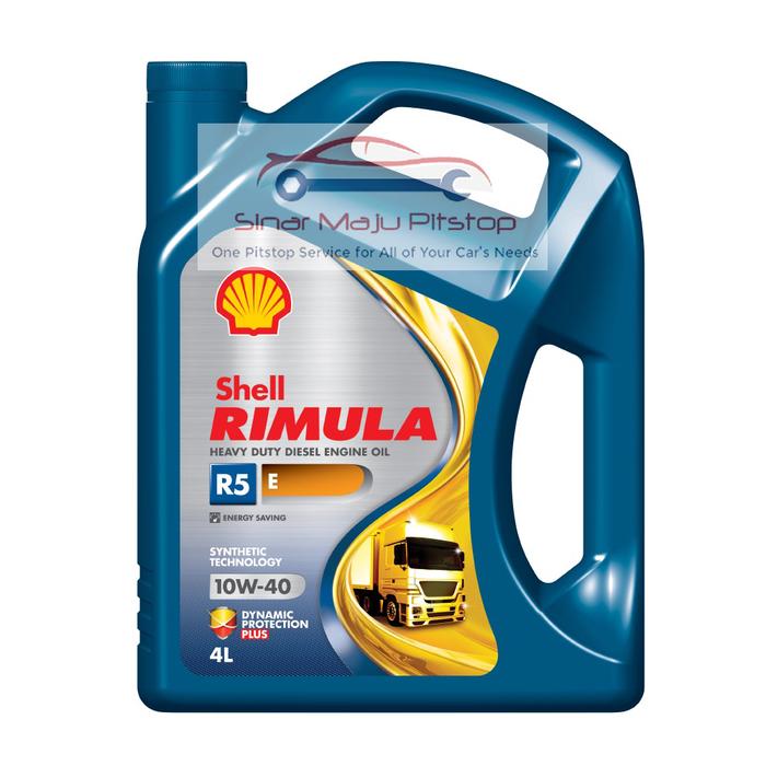 Jual Shell Rimula R5 E Synthetic 10W-40 Original Oli Mesin Diesel 4 ...
