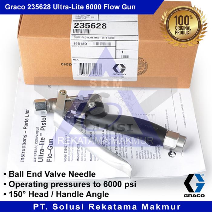 Jual Graco 235628 Ultra-Lite 6000 Flow Gun with Ball End Valve Needle ...