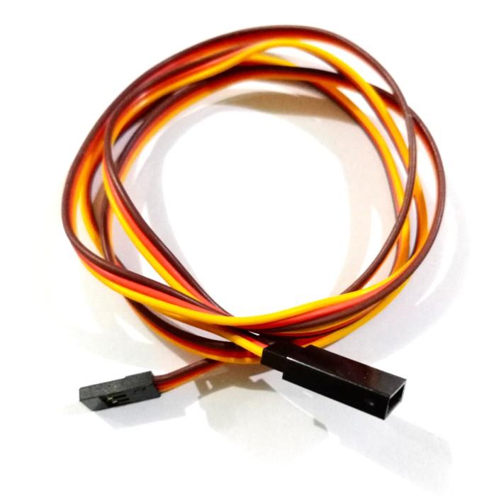 Jual RC Sambungan kabel servo 120cm / 1200mm 22awg Ext Cable male to ...