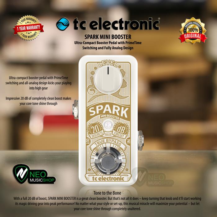 Jual TC ELECTRONIC SPARK MINI BOOSTER Ultra-Compact Booster Pedal ...