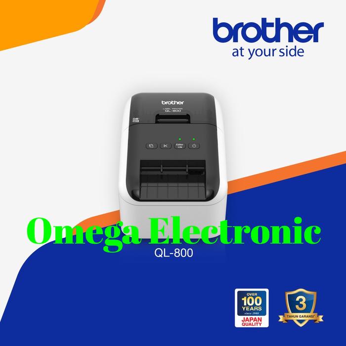 Jual RESMI Brother Label Printer QL-800 PC Label Printer DK Tape QL 800 ...