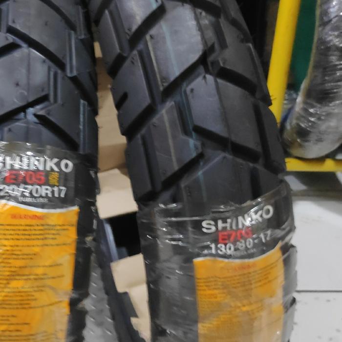 【のメーカー】 ヤフオク! - SHINKO E705 90/90-21 E705 130/80-17 タイヤ2本... アグレッシ