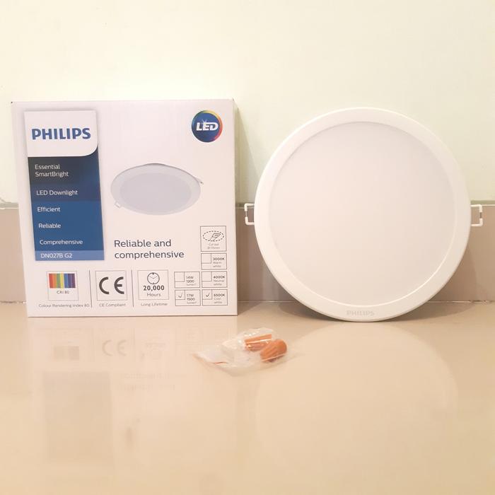 Jual PHILIPS ESSENTIAL SMARTBRIGHT LED DOWNLIGHT DN027B 17 WATT - 4000 ...