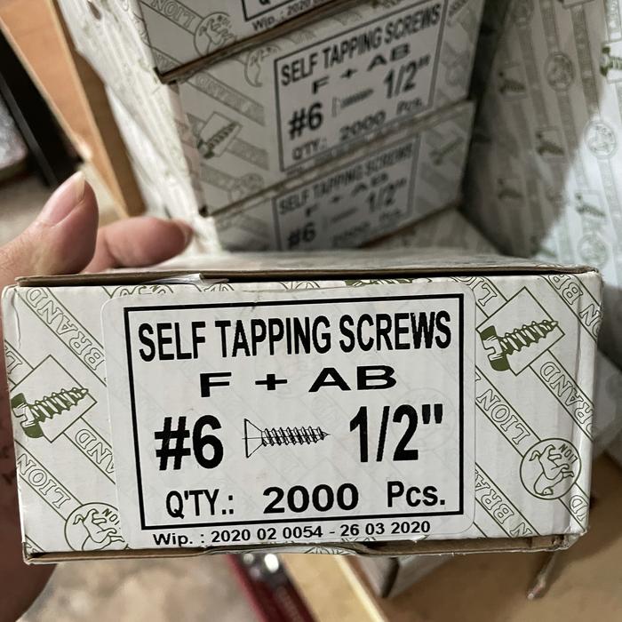 Jual Self Tapping Screw Sekrup Skrup FAB Kayu Triplek 1/2' inch - Kota ...